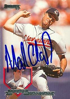 Mark Clark autographed Baseball Card (Cleveland Indians) 1994 Donruss ...