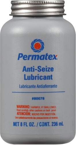 Permatex 80078 Anti-Seize Lubricant With Brush Top Bottle Prevents ...