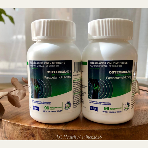 2 x Osteomol Bottle 96 Tablets - Panadol Osteo Generic - Free Delivery ...