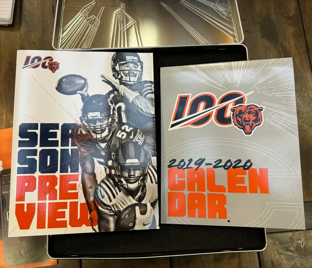 2019 CHICAGO BEARS STH COMMEMORATIVE BOX *MACK, HALAS BOBBLEHEADS ...