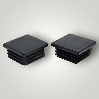 50x50mm Square Plastic End Caps Blanking Plugs Tube/ Box Section ...