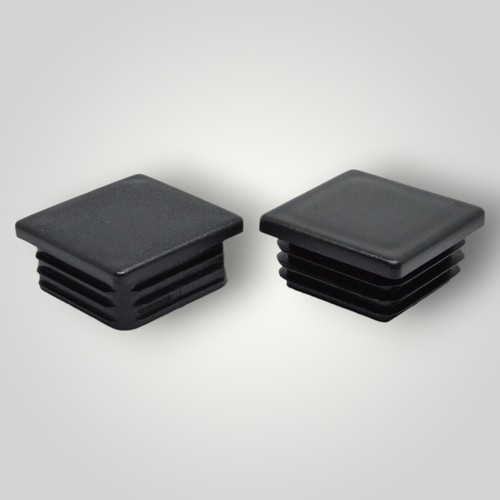 50x50mm Square Plastic End Caps Blanking Plugs Tube/ Box Section ...