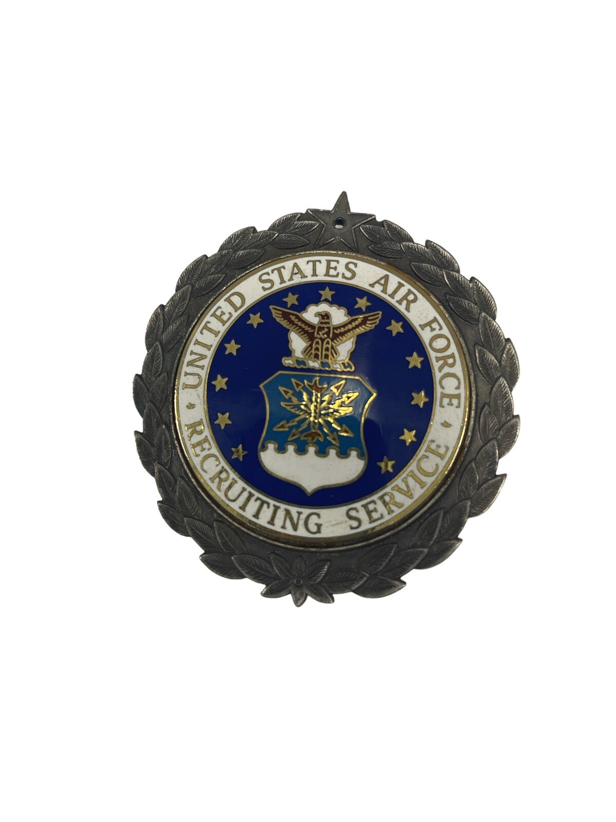 Air Force Recruiting Service Senior Recruiter Badge Medal Pin 3 Post 2. ...