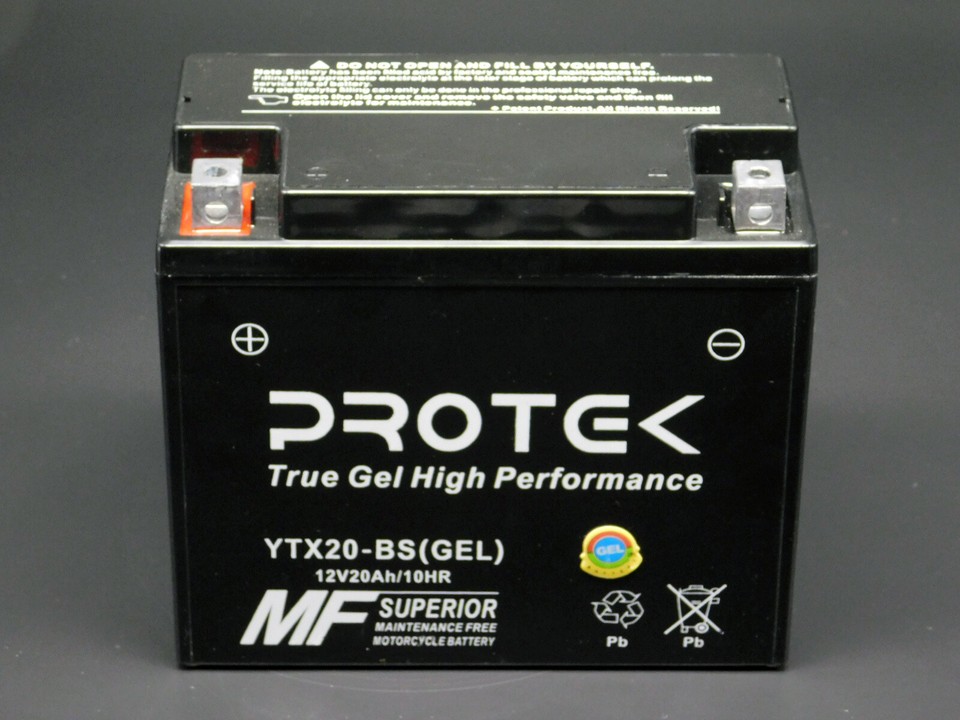GYZ20H YTX20-BS YTX20H-BS YB16-B-CX 12V Sealed Motorcycle GEL Battery ...