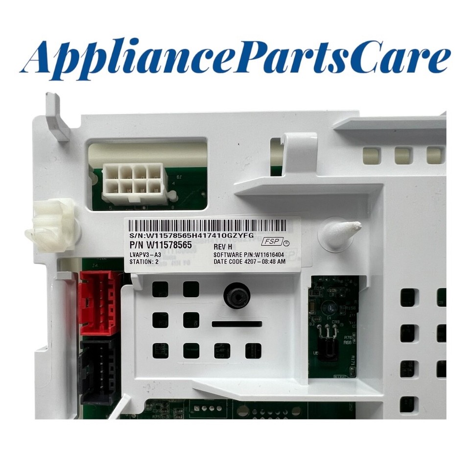 Whirlpool Washer Electronic Control Board W11578565, W11603810 | eBay