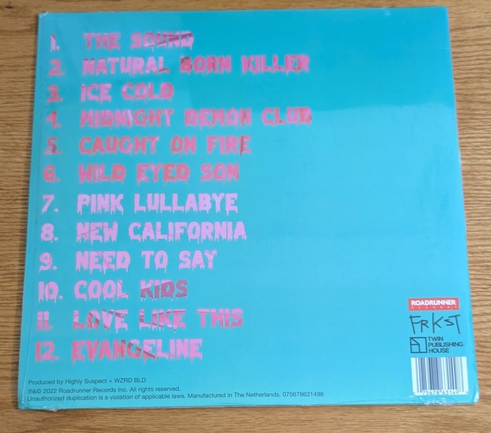 HIGHLY SUSPECT – MIDNIGHT DEMON CLUB - LTD WHITE COLORED VINYL LP - IB ...