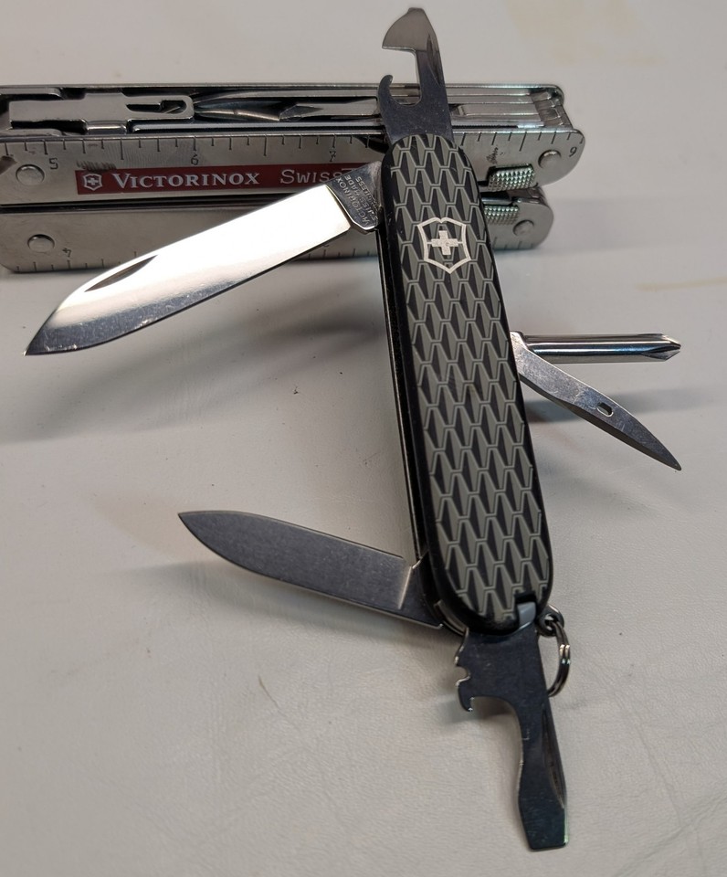 Victorinox Swiss Army Knife TINKER SOFT GRIP diamond plate design NO ...