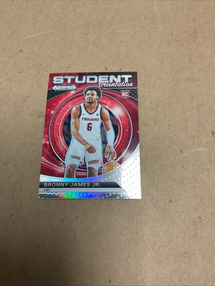 2024 Panini Draft Pick Rookie Bronny James Jr. Student Orientation ...