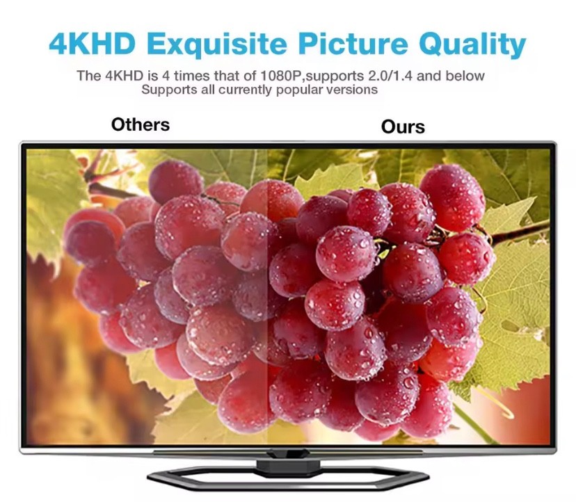 SLIM HDMI HIGH SPEED CABLE V2.0 4K ARC 2160P ULTRA HD 0.5M 1M 2M 3M 5M ...