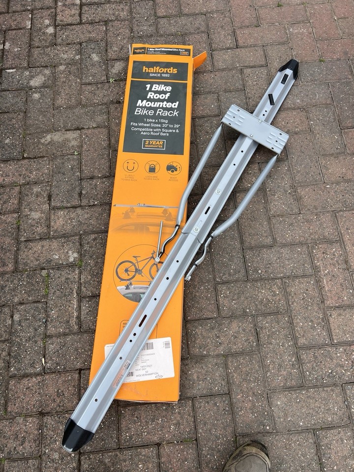 Halfords Roof Mounted Cycle Rack - Holds 1 Bike | eBay UK