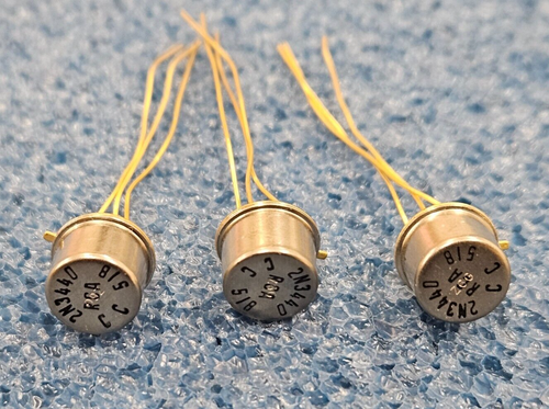 (3PCS) 2N3440 TRANSISTOR NPN 250V 20MA TO-39 (Gold Leads) | eBay