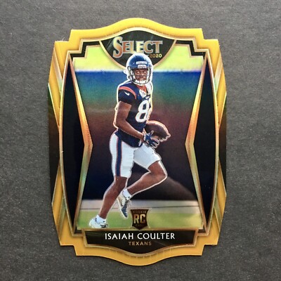 Isaiah Coulter 2021 Select Premier Level Gold Prizm /10 Die Cut Rookie ...