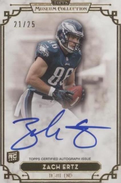 2013 Topps Museum Collection - Signature Series Autographs Zach Ertz # ...