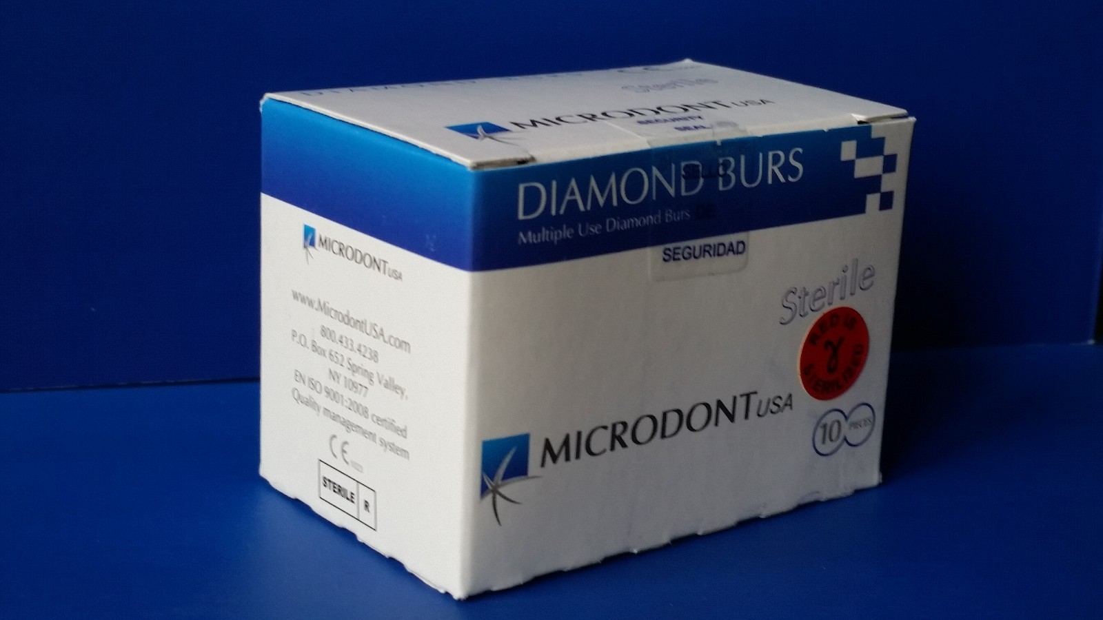 Microdont USA Multi-use Diamond Burs Round End Taper 859-016 Coarse FG ...