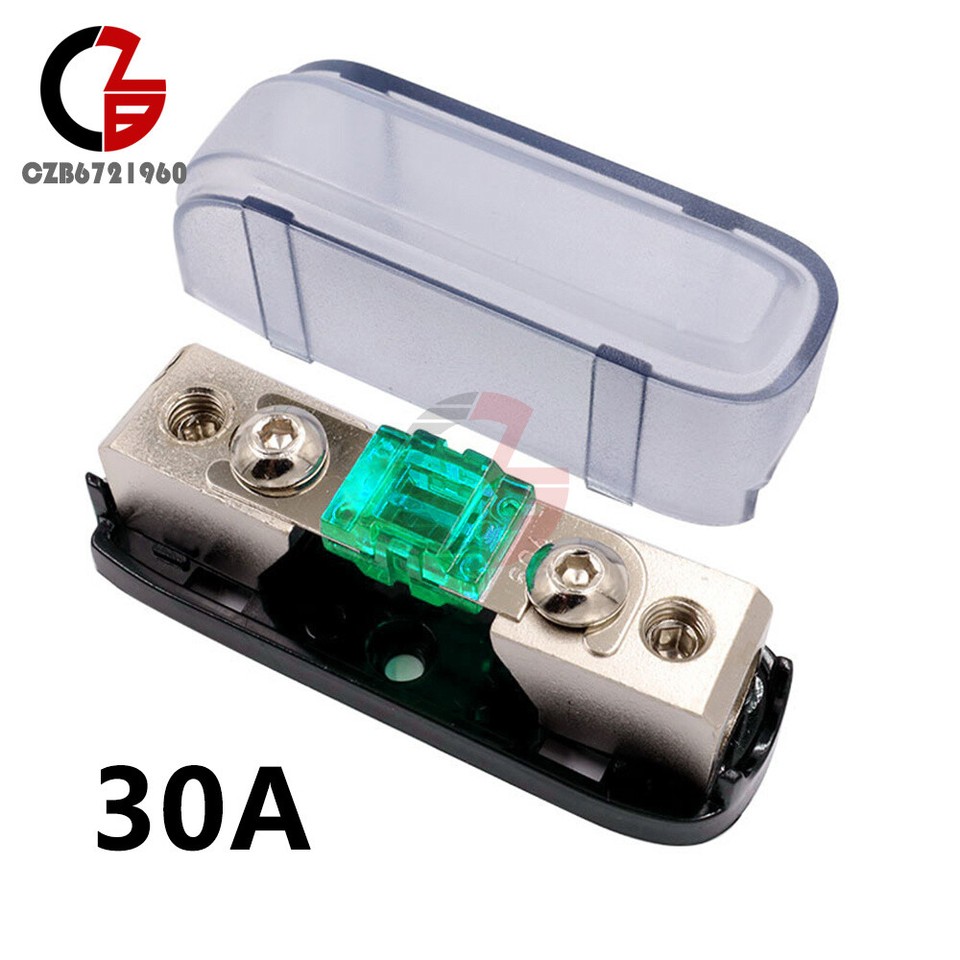 Car Audio Fuse Power Fuse Holder 30-150A Fuse Holder Power Distribution ...