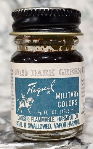 FLOQUIL ENAMEL MODEL HOBBY PAINT - MILITARY COLORS - 5/8 oz - M199 DARK ...