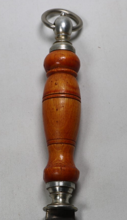 Vintage F. Dick Large Oval Knife Steel Honing Sharpener Reverse Arrow ...