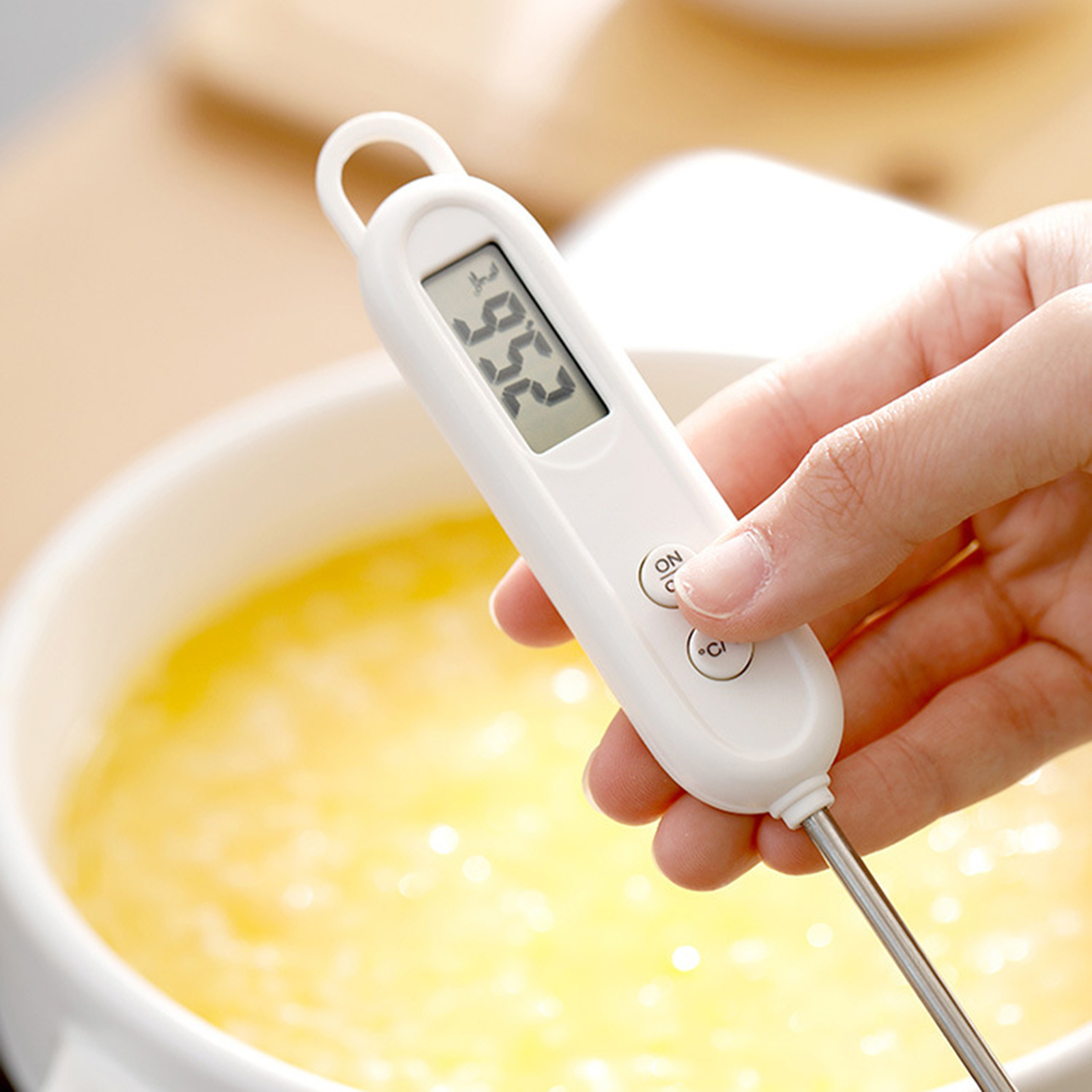 Food Thermometer Probe Fast Gauge Food Water Temperature Measurement ...