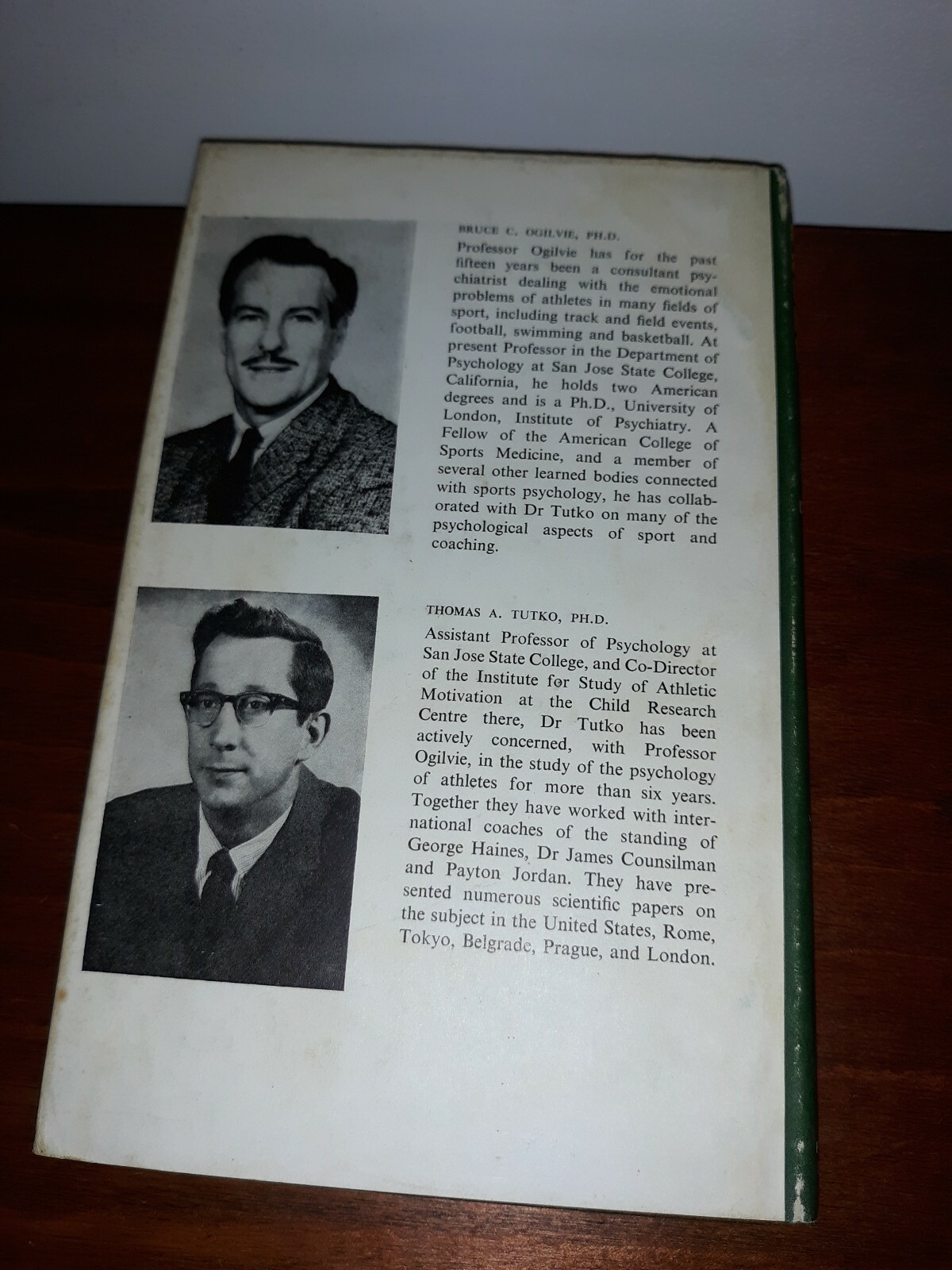 Problem Athletes and How to Handle Them, by Bruce Ogilvie & Thomas ...