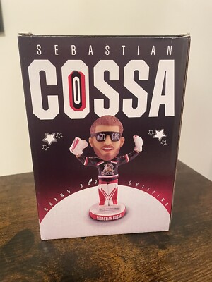 Sebastian Cossa Grand Rapids Griffins Bobblehead New in Box Detroit Red ...