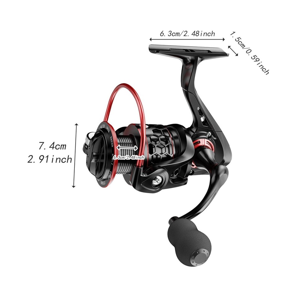 Baitcaster Reel Casting Reel for Left Right Hand Smooth Powerful ...