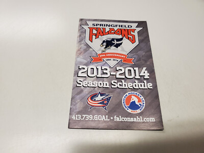 JS15 Springfield Falcons 2013/14 Minor Hockey Pocket Schedule - WHYN ...