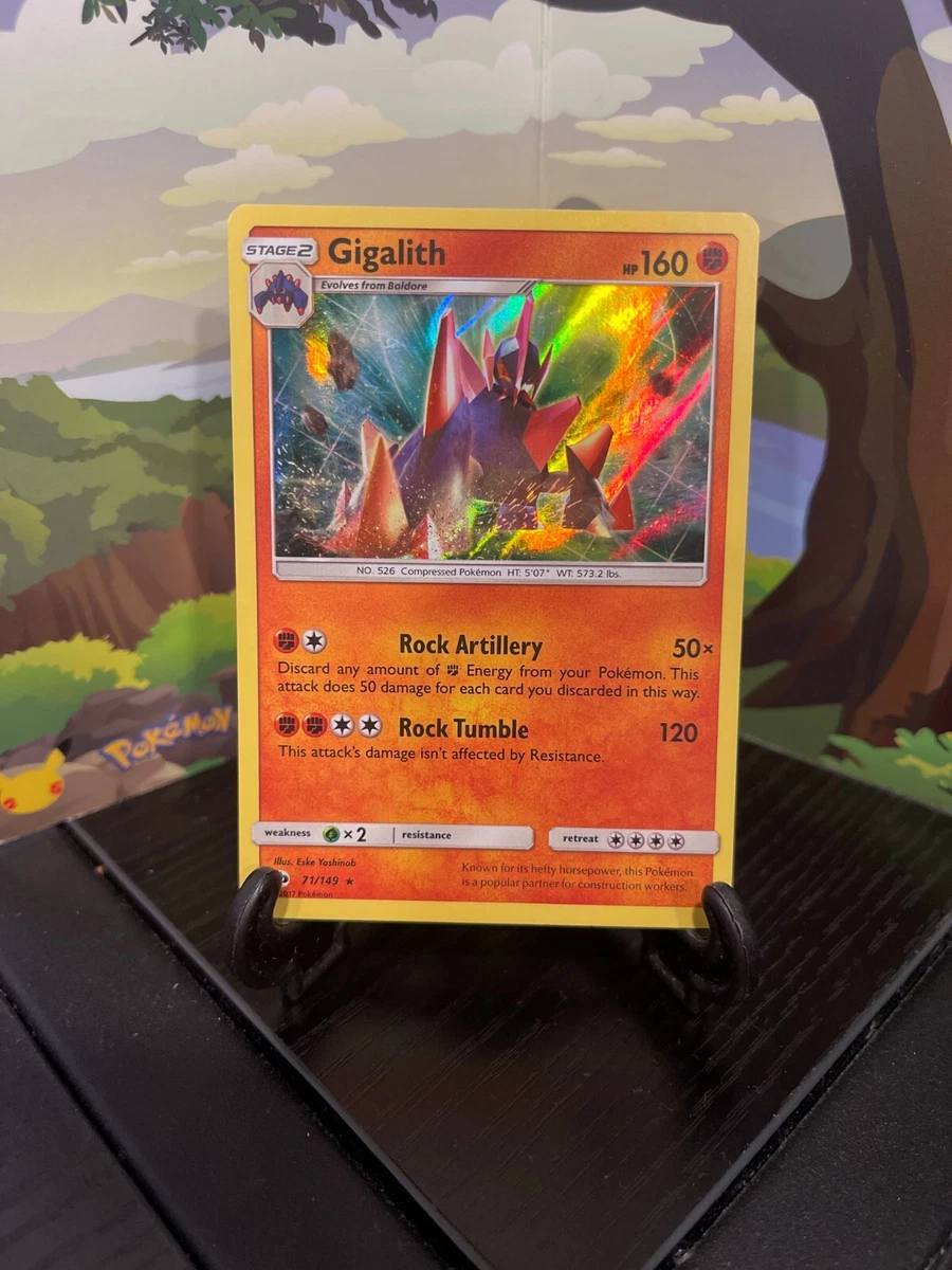 Pokemon Gigalith Card
