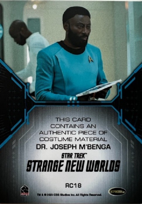 Star Trek Strange New Worlds Season One RC18 Costume Relic, Dr. Joseph ...