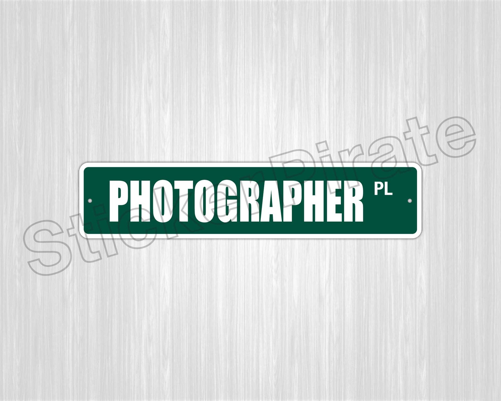 *Aluminum* Photographer 4" x 18" Metal Novelty Street Sign SS 2883 | eBay