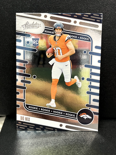 Bo Nix 2024 Panini Absolute Rookie RC #112 Denver Broncos | eBay