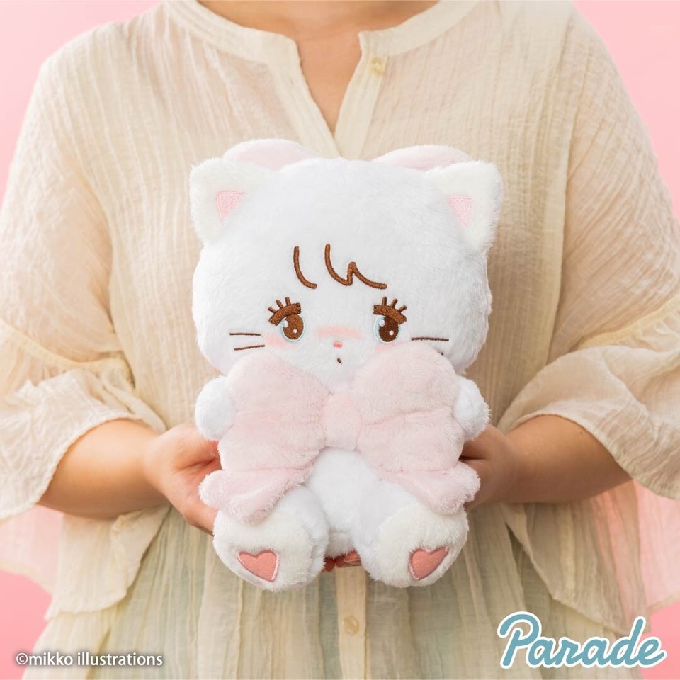 Mikko Characters mousse Plush 20cm Doll toy HUG Ribbon Parade 2024 | eBay