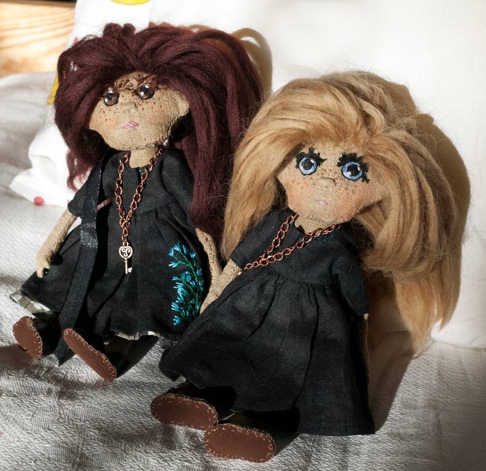 Little Witch by KTZAY Handmade Linen Doll Baby Little Witch toys for ...