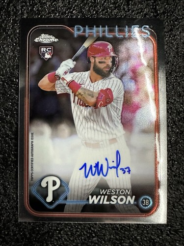 2024 Chrome Weston Wilson Auto Rc #ra-ww1 | eBay