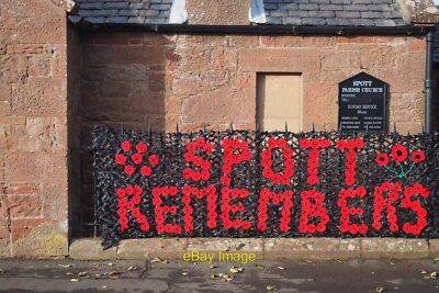 Photo 6x4 Poppy Display at Spott Parish Church Spott/NT6775 "Spott ...