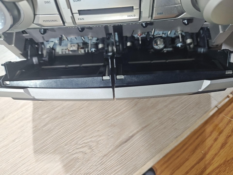 Vintage Philips FW890P/37 Silver 3 CD Changer Dual Cassette AM/FM HiFi ...