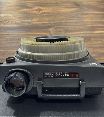 Kodak Carousel 650H Slide Projector w/ Remote & Tray - Tested - Vintage ...