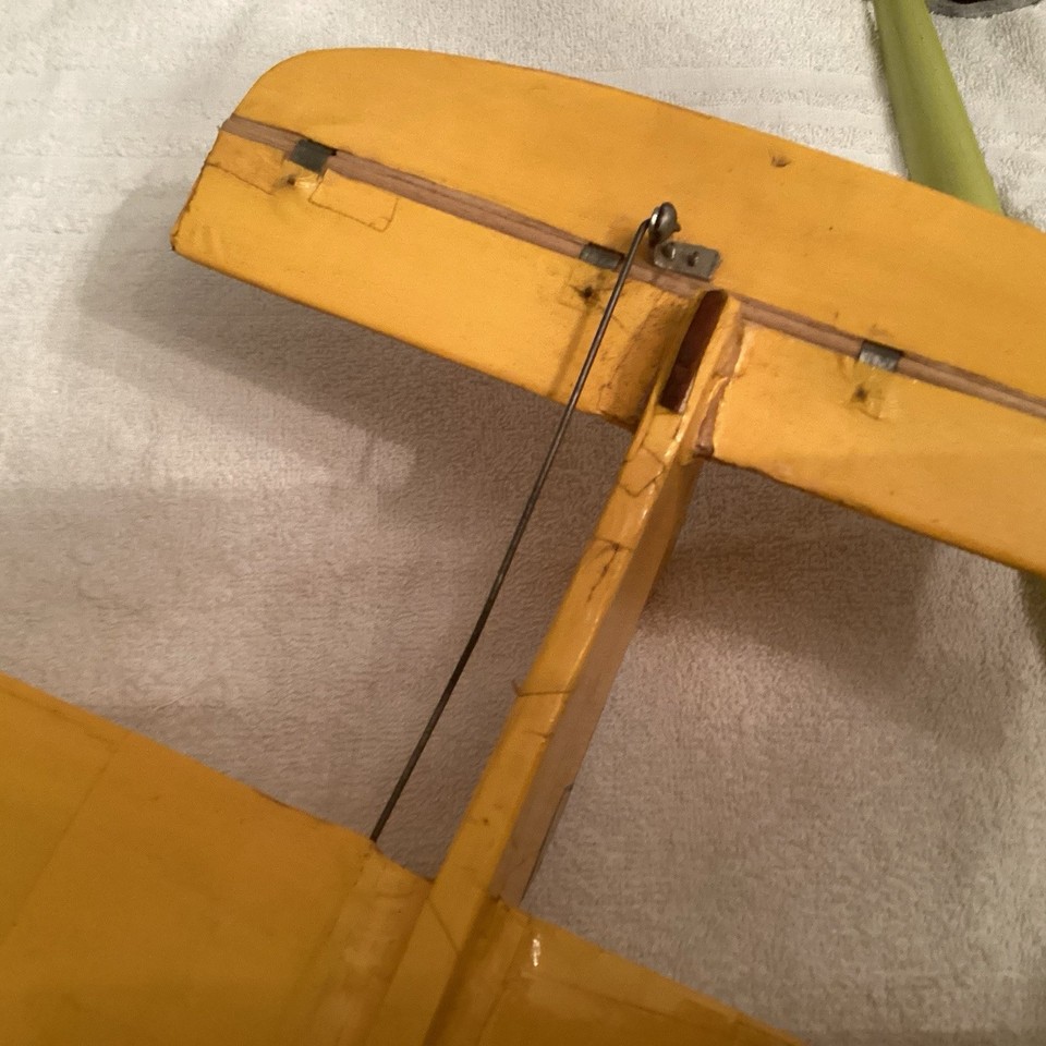 Model Airplane Built Ready To Fly Mc Coy .098 Engine Yellow Vintage | eBay