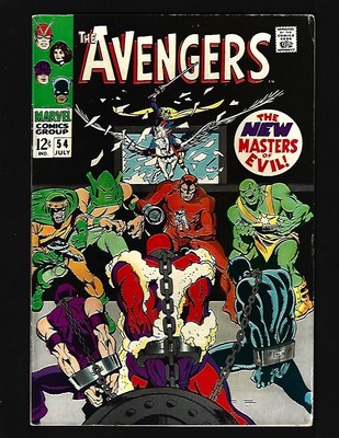 Avengers #54 VF- 1st Ultron & New Masters of Evil Black Knight (Dane ...