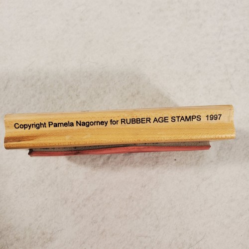 Vintage Set of 2 Lava Lamp and Bubbles Wood Mounted Rubber Age Stamps ...