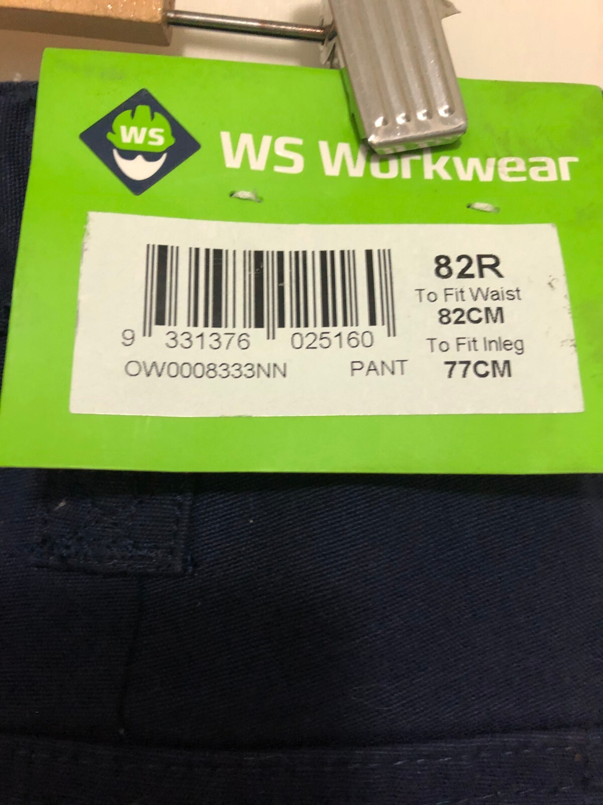 Blue Men's Hi Viz Stripe Long Trousers Size 82R | eBay Australia