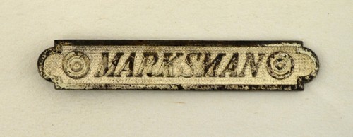 WW2 U.S. MARINE CORPS RIFLE MARKSMAN BADGE PIN-BACK STERLING - Model 1921 | eBay