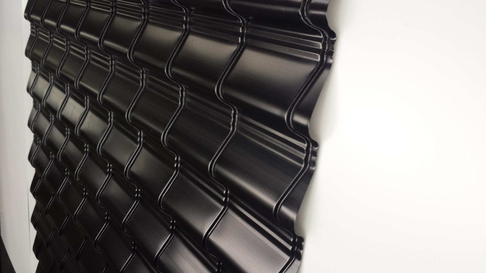 Tile Effect Roofing Plastisol,Pan Tile Effect metal Sheets shed roof ...