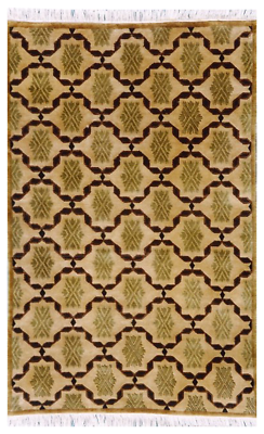 5x8 One-of-a-kind Hand Knotted Area Rug Transitional Design Wool | eBay