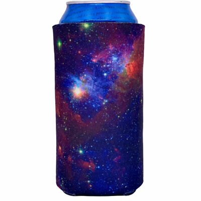 Galaxy Space Collapsible 16 oz Can Coolie; Stars, Planets, Tallboy | eBay