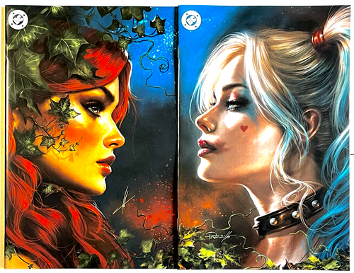 HARLEY QUINN #50 LUCIO PARRILLO & POISON IVY #33 CARLA COHEN VIRGIN SET ...