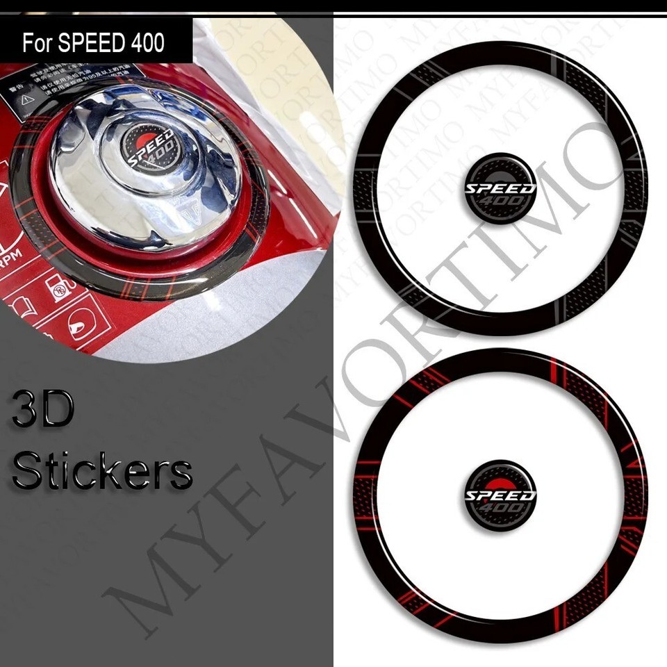 Triumph speed 400 motorcycle protective fuel tank pad knee pad sticker ...