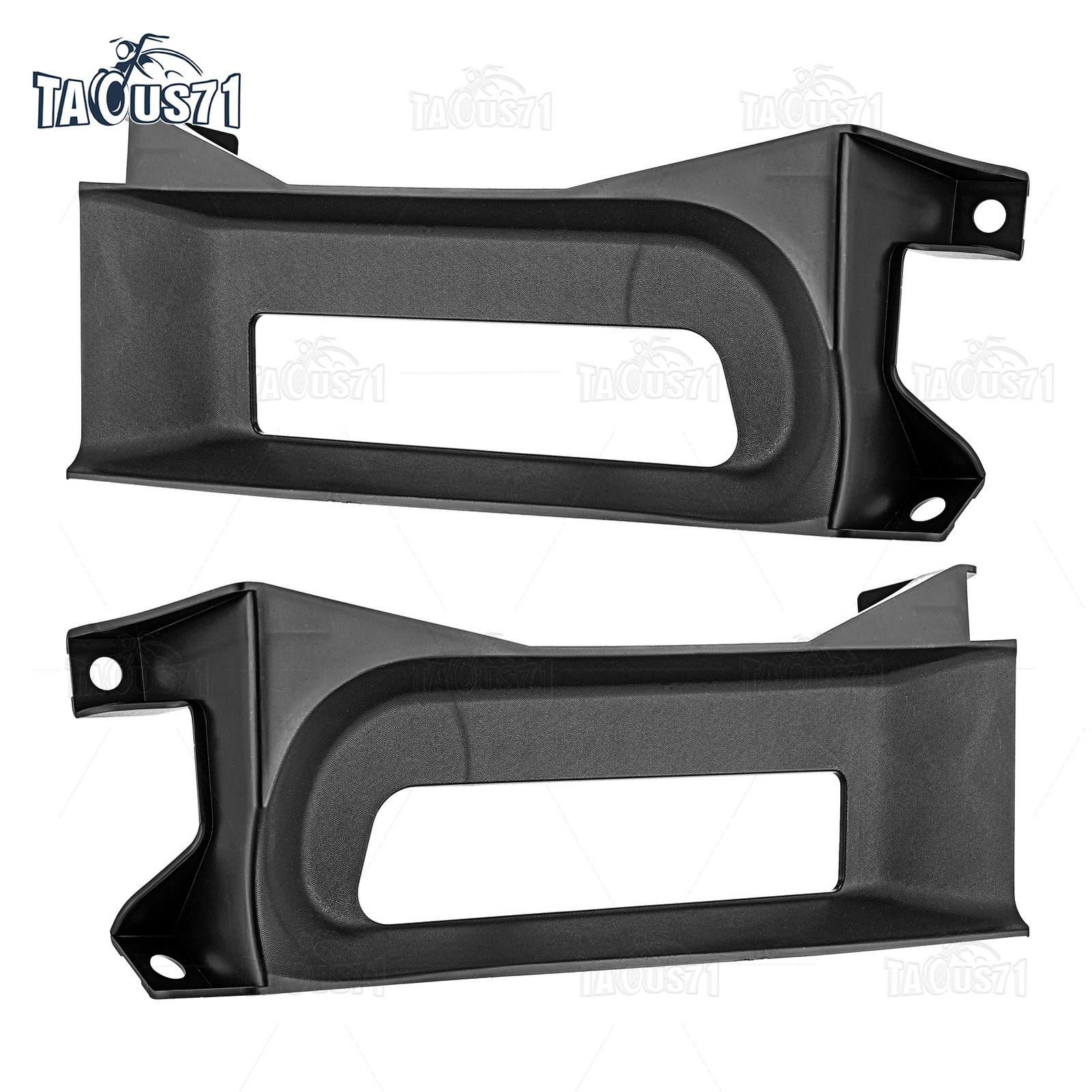 Pair Front Right & Left Tow Hook Bezels 68196982AA For Dodge Ram 1500 ...