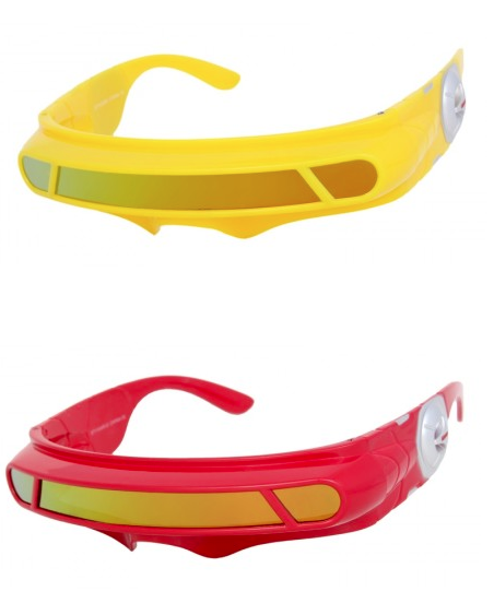 ALIEN SPACE COSTUME Party CYCLOPS Futuristic Robot SHIELD WRAP ...