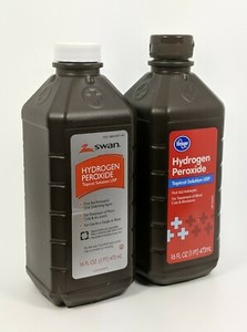 (2) HYDROGEN Peroxide/ORAL Rinse 3% First Aid Antiseptic(16-Oz) "SEALED ...