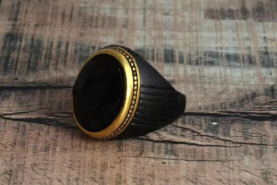 Most Powerful Wealth Richness Nagmani Cobra Black Snake Stone Ring ...